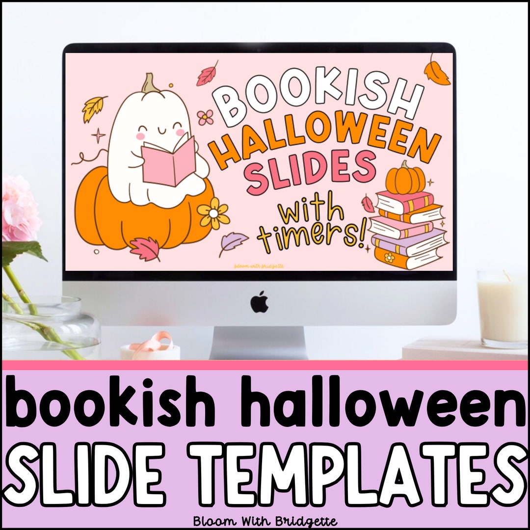 Cute Halloween Classroom Slides, Editable Slide Template, Daily Slides ...