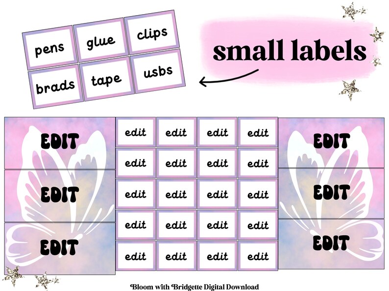 Swiftie Inspired Teacher Toolbox Labels, Pastel Classroom Decor ...