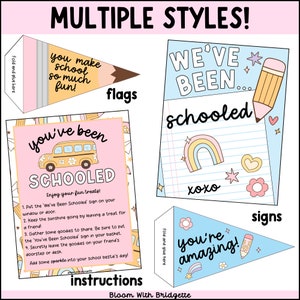 You've Been Schooled, Back to School Staff Morale Booster, Kindness ...