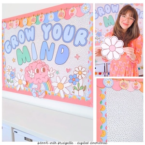 Growth Mindset Bulletin Board, Back to School Bulletin Board, Social ...