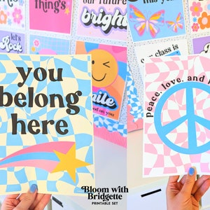 Retro Back to School Posters, Classroom Decorations, August Bulletin ...