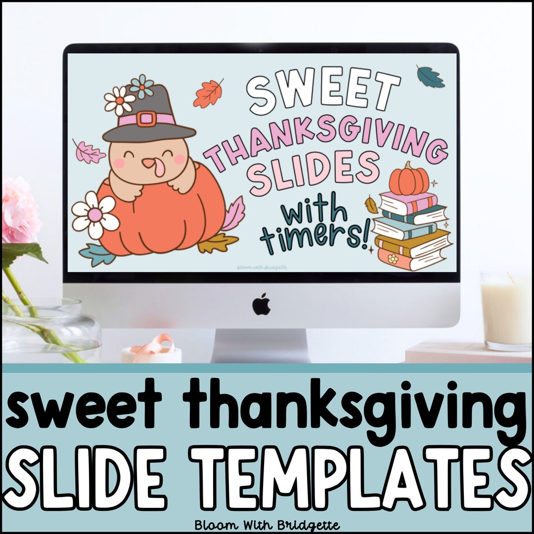 Thanksgiving Classroom Slides, Editable Slide Template, Daily Slides ...