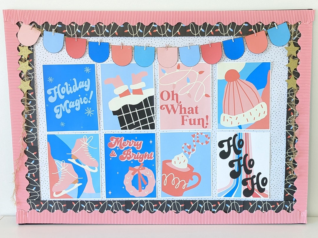 Christmas Classroom Posters, Winter Bulletin Board Display, Printable ...