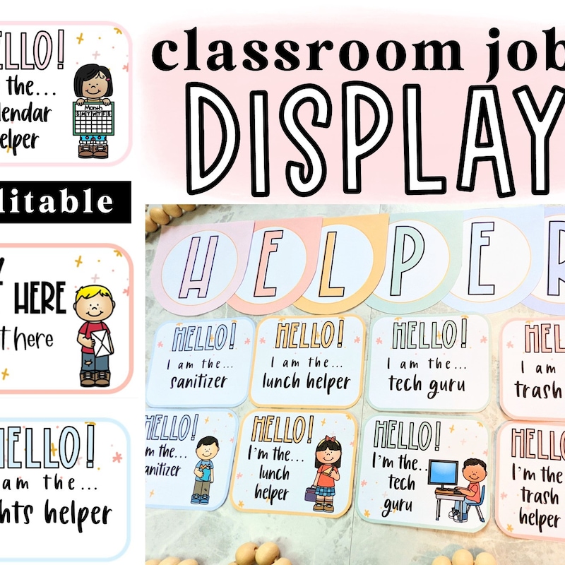 Floral Class Display - Etsy