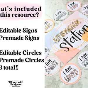 Affirmation Station, Pastel Classroom Theme, Calm Classroom Decor ...