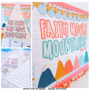 Winter Christian Bulletin Board Kit and Student Activity, Christmas ...