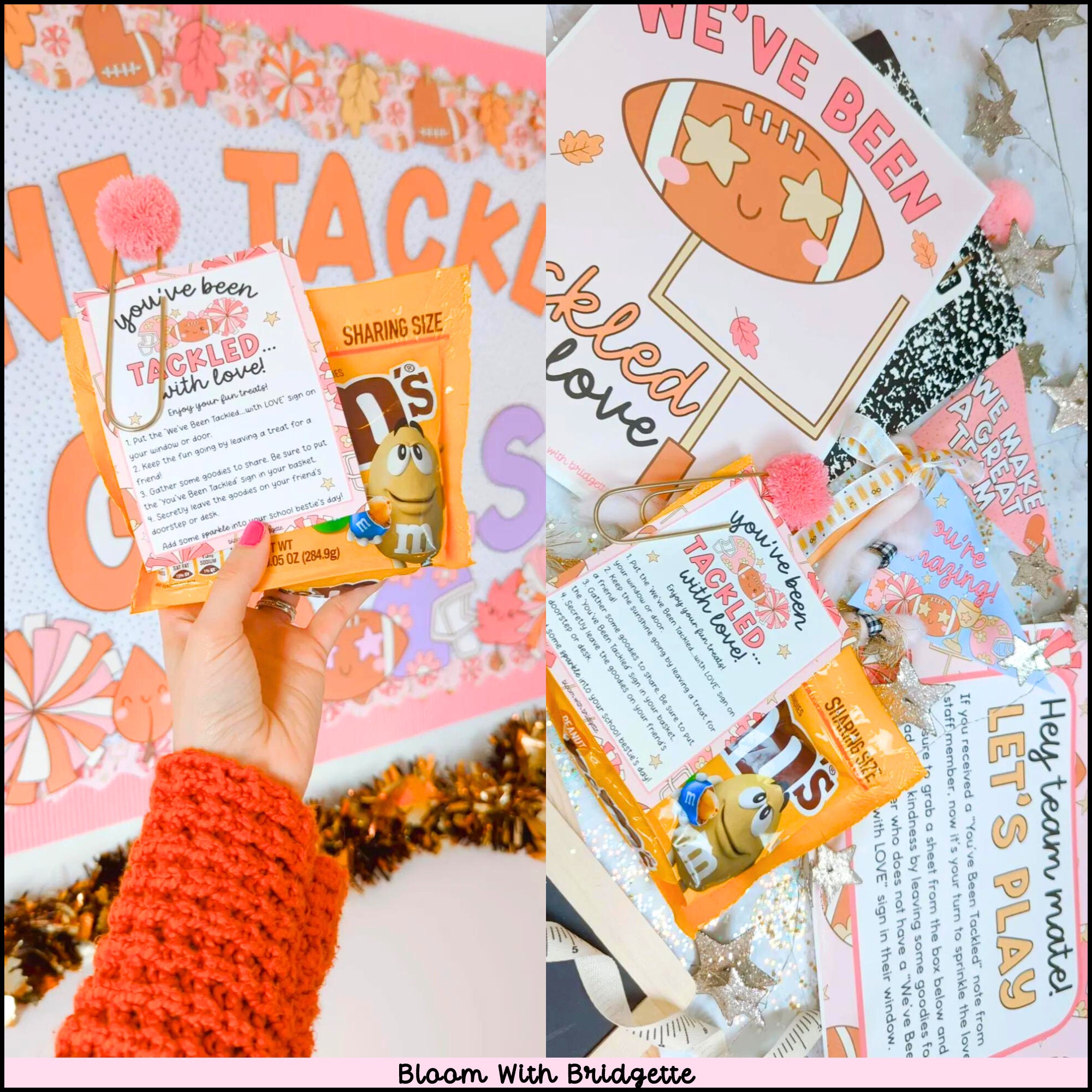 You've Been Tackled With Love, Fall Staff Morale Booster, Kindness ...