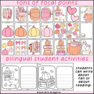 Fall Goose Classroom Decor Bundle, Bilingual Bulletin Board, Posters ...