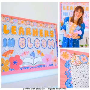 Spring Bulletin Board, April Bulletin Board, Spring Craft, Spring ...