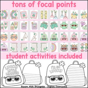 St. Patrick's Day Bulletin Board, Spring Classroom Decor, School Supply ...