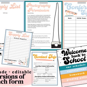 Meet the Teacher Ideas and Open House Materials, Meet the Teacher ...