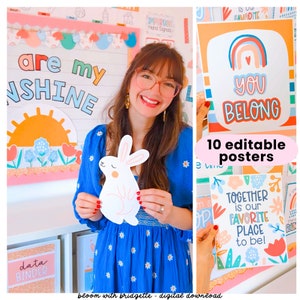 Sunshine Classroom Decor Mini Bundle, Back to School Decorations ...