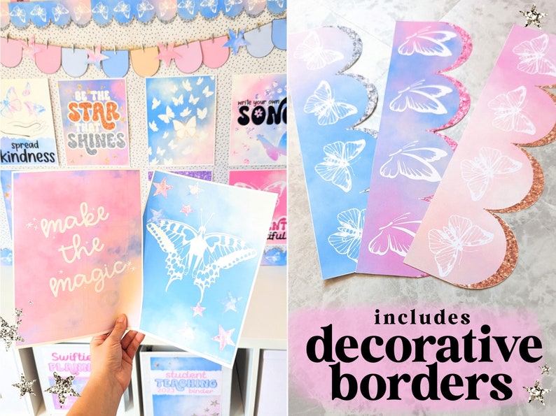 Swiftie Inspired Classroom Poster Display, EDITABLE Posters, Easy ...