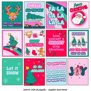 Retro Christmas Classroom Decor Bundle, Winter Bulletin Board ...