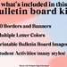 Groovy Bulletin Board and Student Activities, Printable Classroom Decor ...