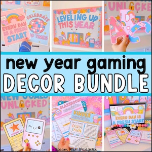 New Year Classroom Decor Bundle, Bulletin Board, Posters, Classroom ...