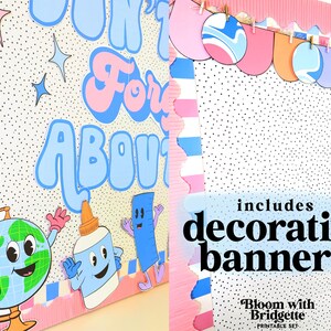 Retro End of Year Bulletin Board Kit and Student Activity, Summer ...