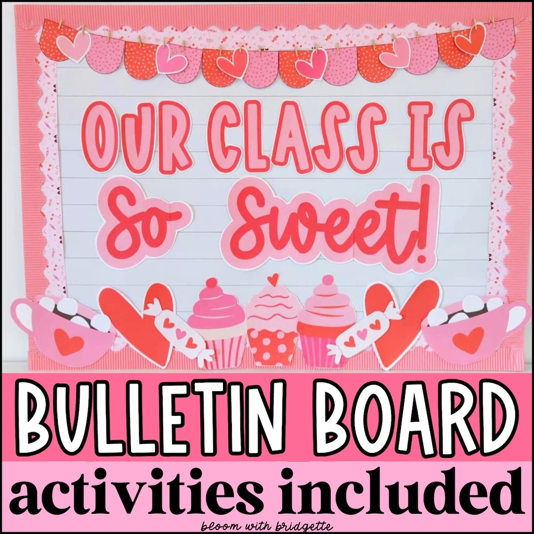 Valentine's Day Bulletin Board, February Bulletin Board, Valentines Day ...