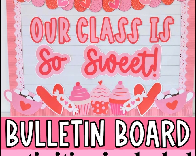 Valentine's Day Bulletin Board Ideas February Bulletin Board Kit ...