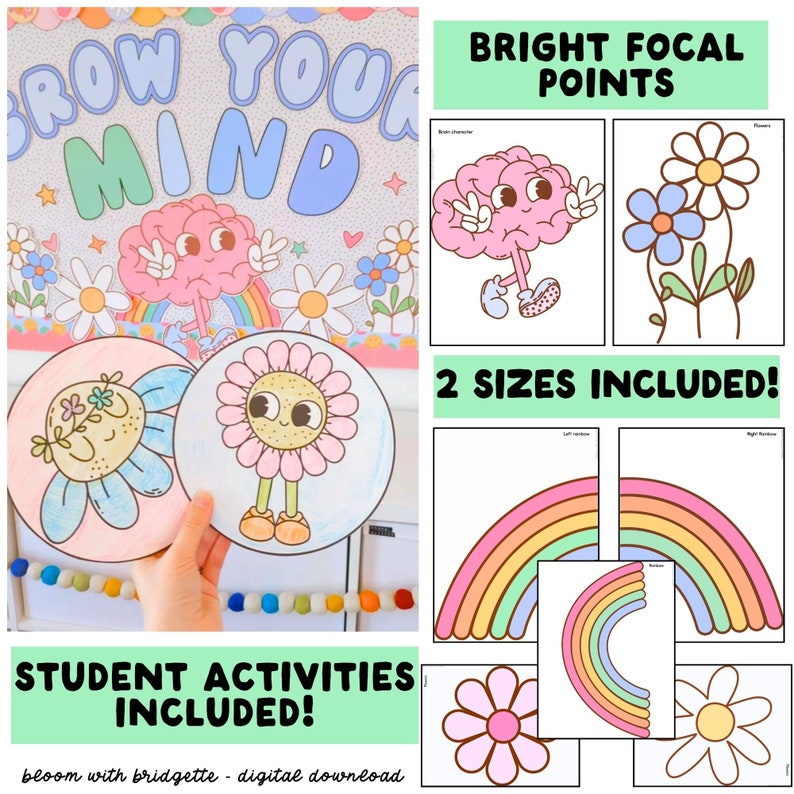 Growth Mindset Bulletin Board, Back to School Bulletin Board, Social ...