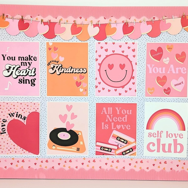 February Bulletin Board - Etsy