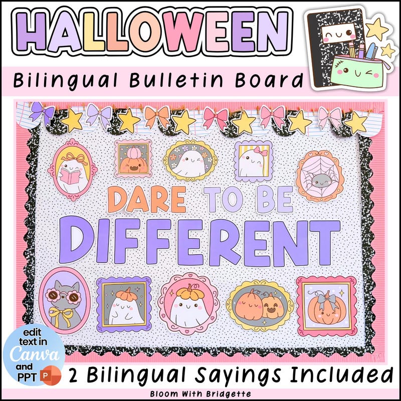 Halloween Bulletin Board - Etsy
