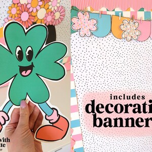 St. Patrick's Day Bulletin Board and Spring Student Activity, Printable ...