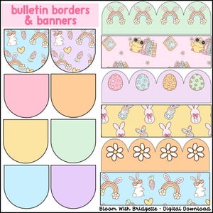 Easter Bulletin Board, April Classroom Decor, Spring Decorations ...