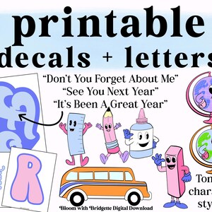 Retro End of Year Bulletin Board Kit and Student Activity, Summer ...