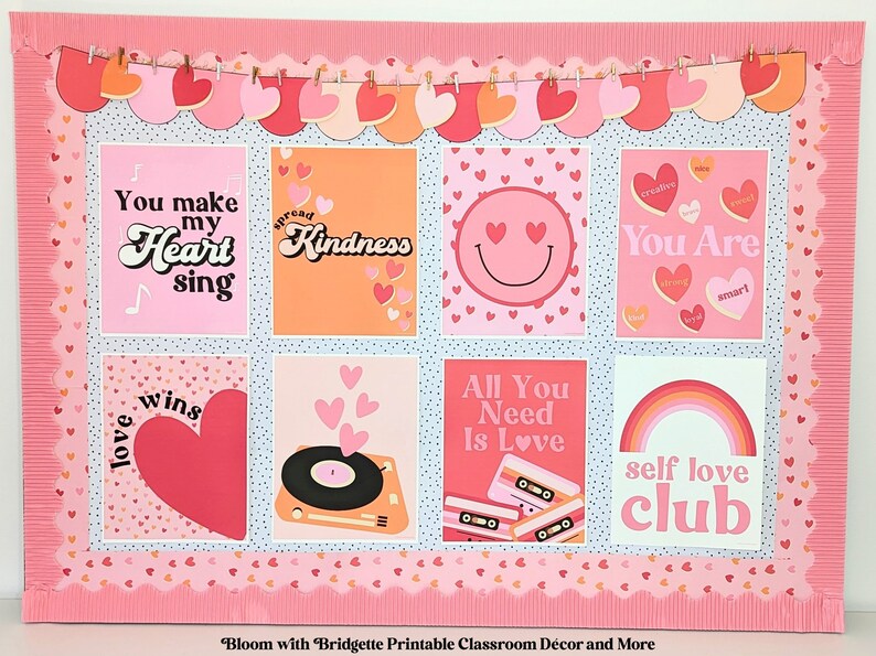 Valentine's Day Classroom Decor Bundle Random Acts of - Etsy