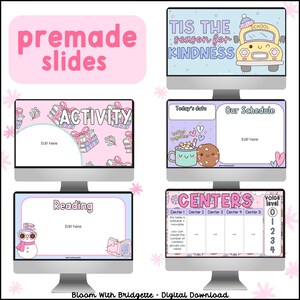 Winter Classroom Decor Bundle, Bulletin Board, Classroom Slides ...