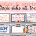 Seasonal Classroom Slide Templates With Timers Bundle, Holiday ...