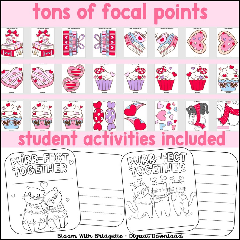 Valentine's Day Classroom Decor Bundle, Bulletin Board, Daily Slides ...