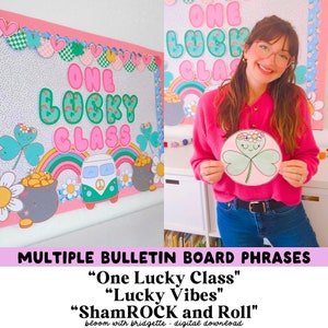 St. Patrick's Day Bulletin Board, March Bulletin Board, Spring Craft ...