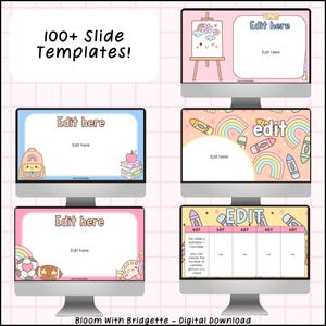 Back to School Daily Slides With Timers, Editable Templates for Canva ...