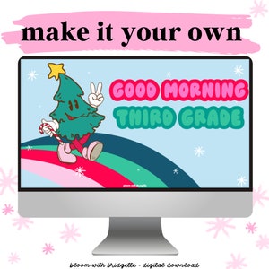 Retro Christmas Google Slides and Powerpoint Templates With Timers ...