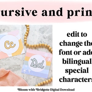 Classroom Alphabet Posters, Primary Alphabet Posters With Pictures ...