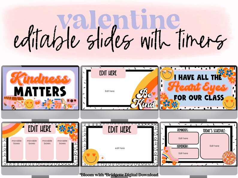 Seasonal Classroom Slide Templates With Timers Bundle Holiday - Etsy