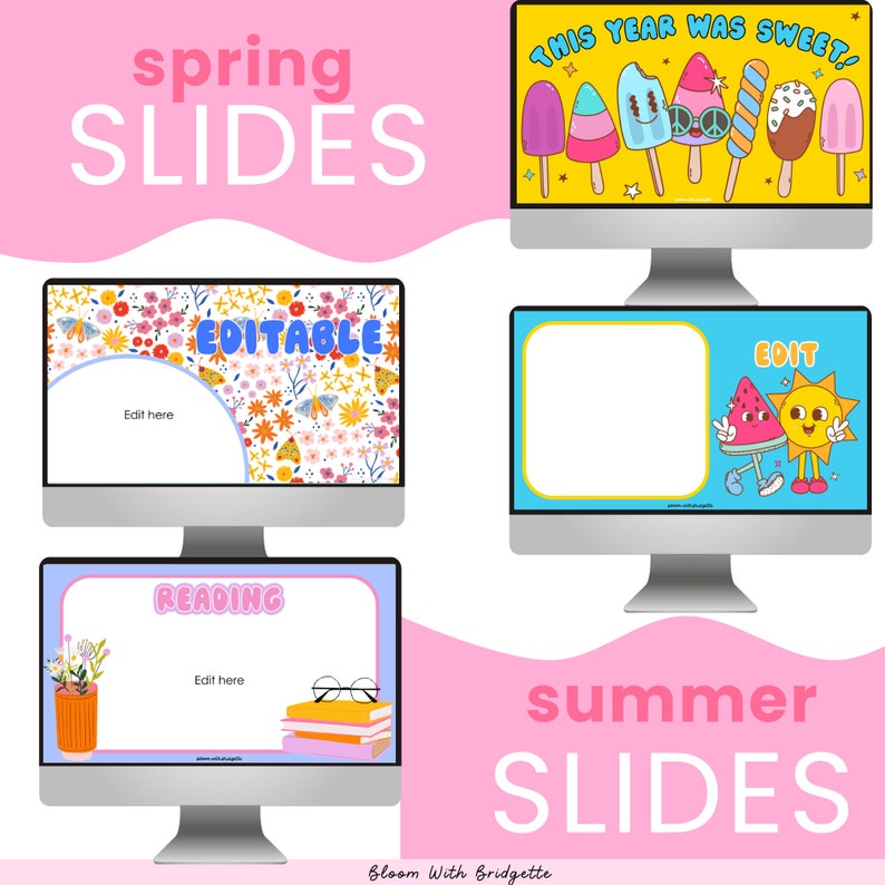 Seasonal Slide Templates Bundle, Holiday Slide Templates MEGA Bundle ...