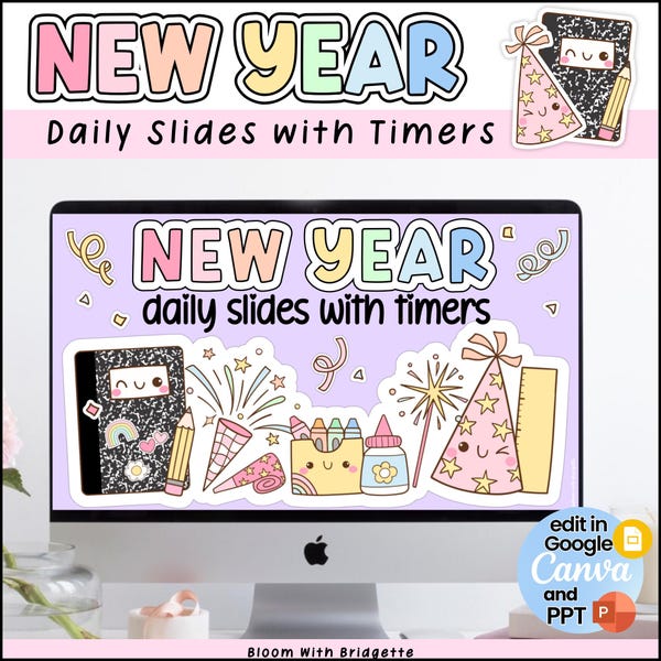 New Years Slide - Etsy UK