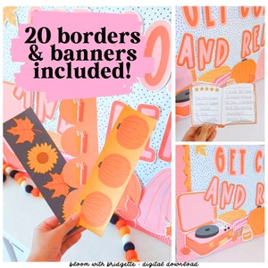 Autumn Bulletin Board Kit and Student Activity, Halloween Bulletin ...