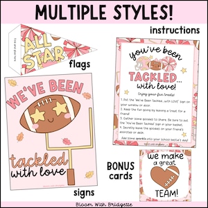 You've Been Tackled With Love, Fall Staff Morale Booster, Kindness ...