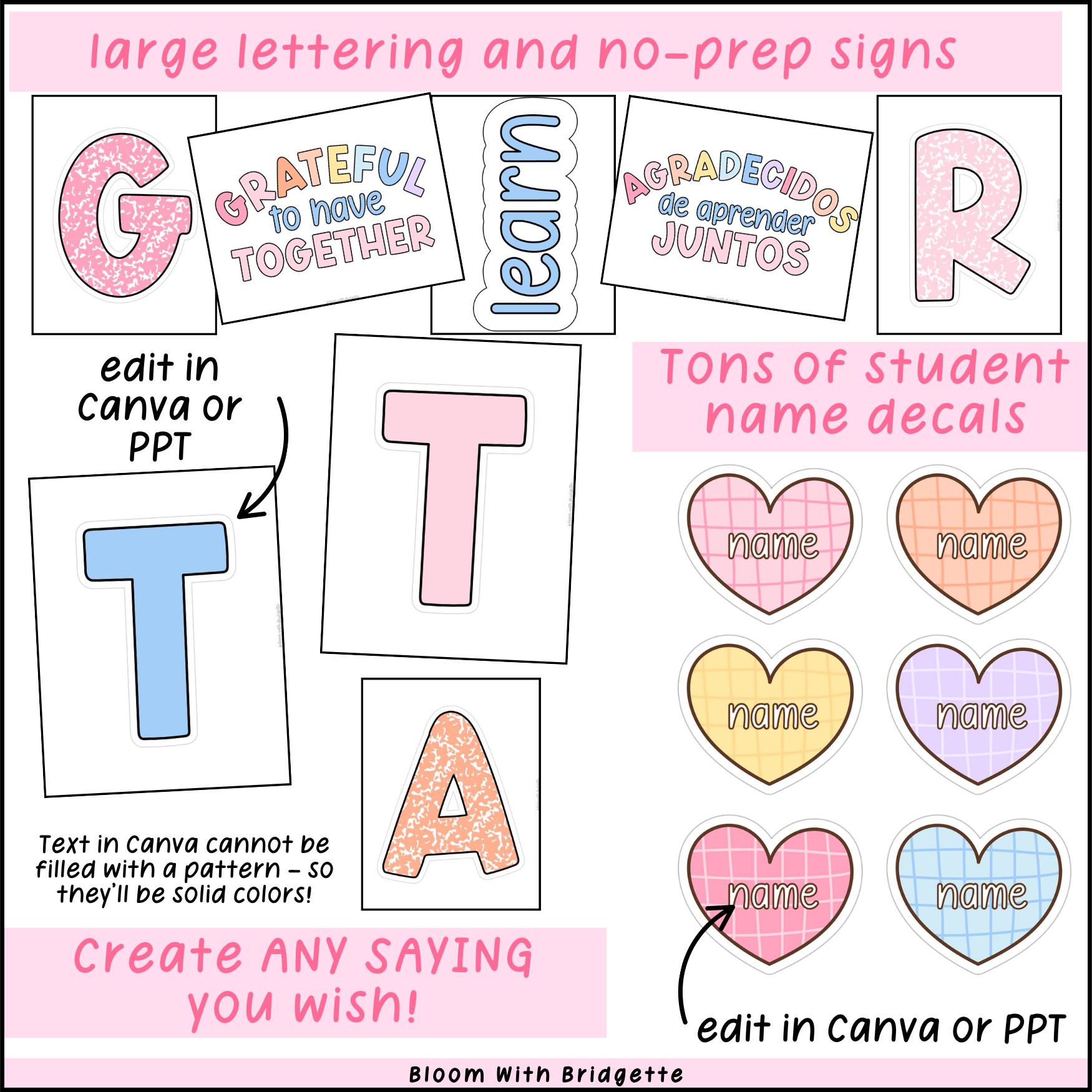 Thanksgiving Bulletin Board, Bilingual Composition Notebook Decor ...