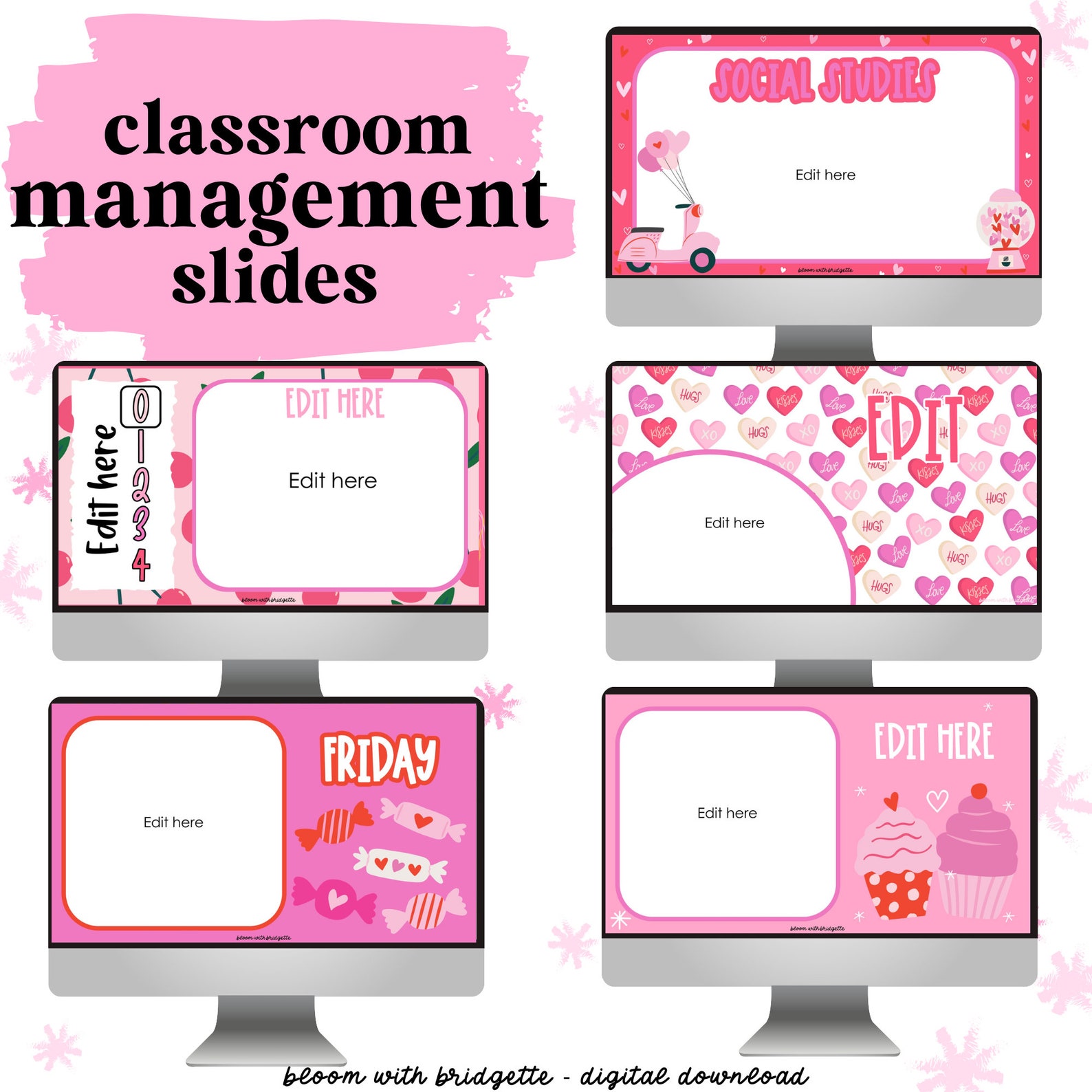 Valentine's Day Daily Google Slides and Powerpoint Templates With ...