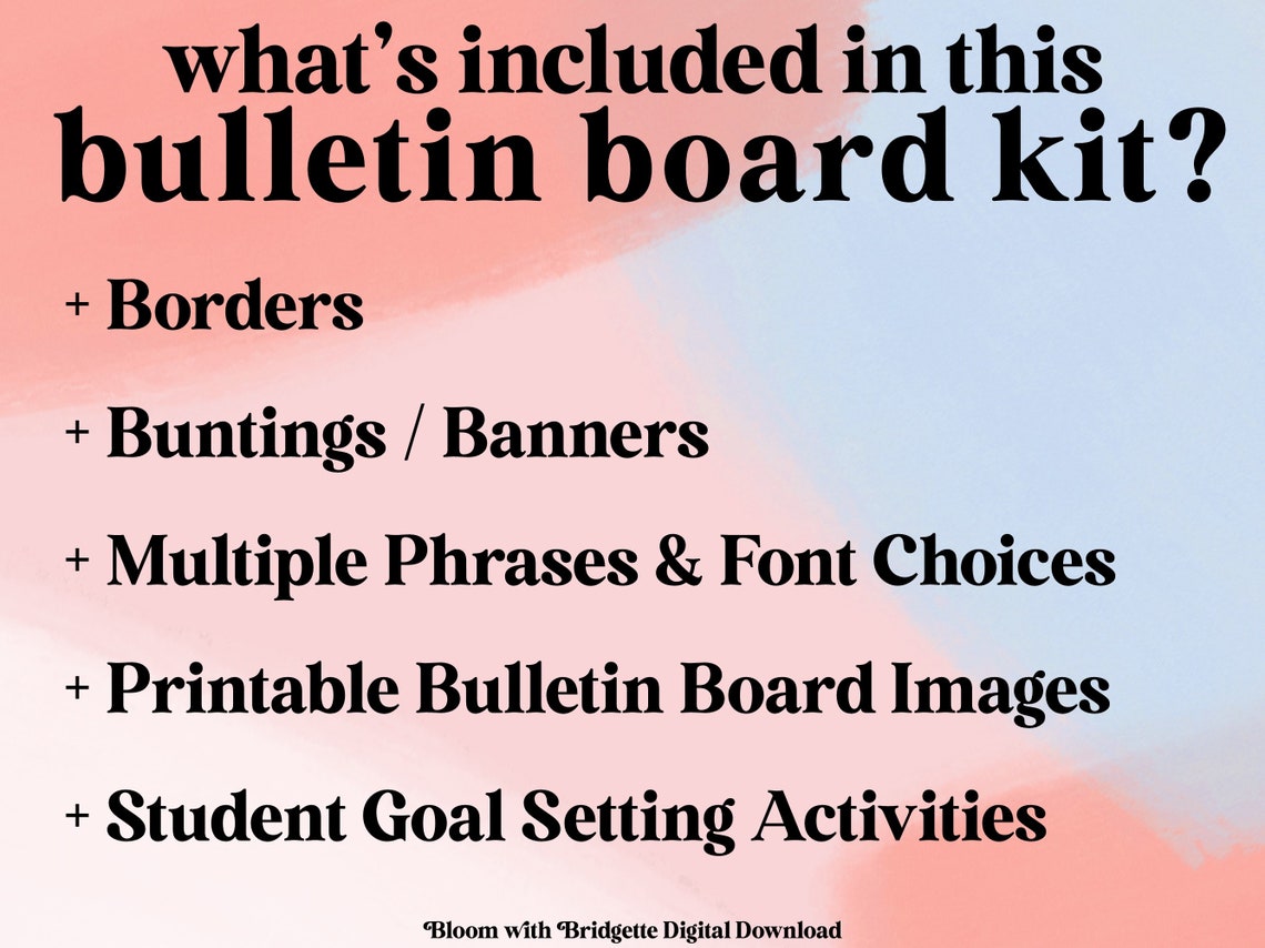 New Year Bulletin Board and Student Goal Setting Activity - Etsy