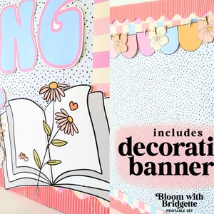 Retro Easter Bulletin Board Kit and Student Activity, Spring Bulletin ...