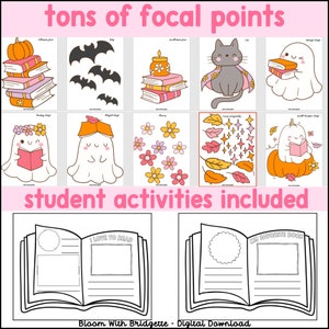 Cute Halloween Bulletin Board, Classroom Decor, Bookish Bulletin Board ...