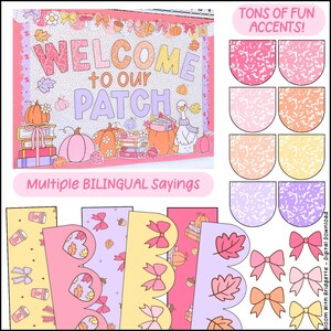 Fall Goose Classroom Decor Bundle, Bilingual Bulletin Board, Posters ...