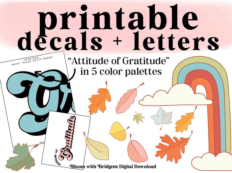 Retro Thanksgiving Bulletin Board Kit and Student Activity - Etsy