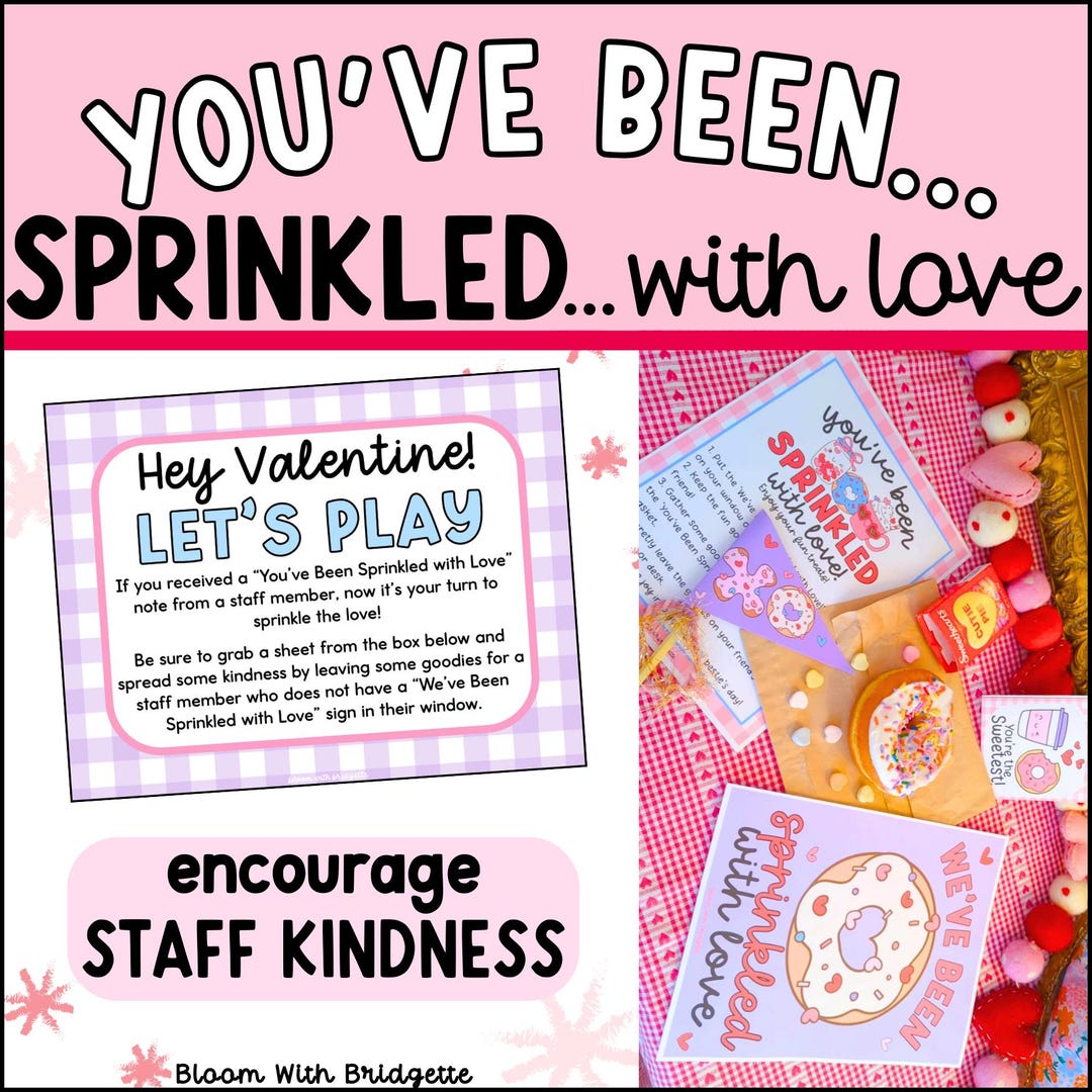 You've Been Sprinkled With Love, Staff Kindness, Morale Booster ...